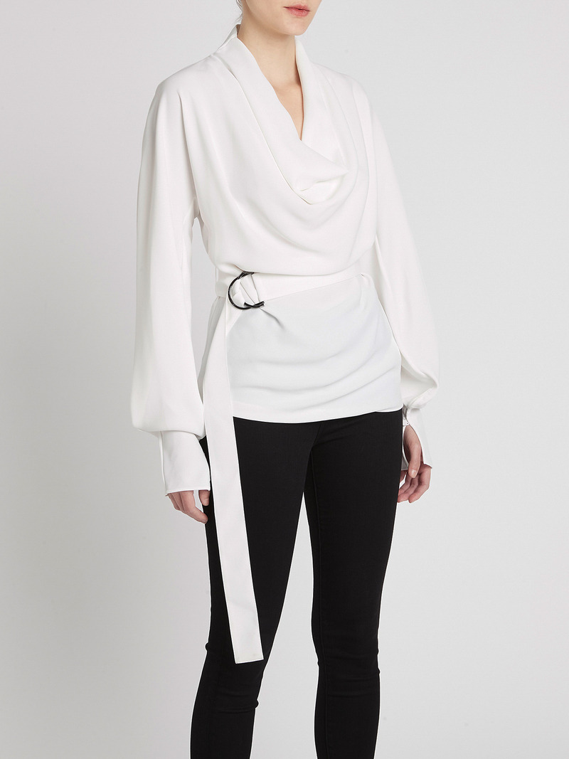 Camilla and Marc Piper Cowl Top - White | Garmentory