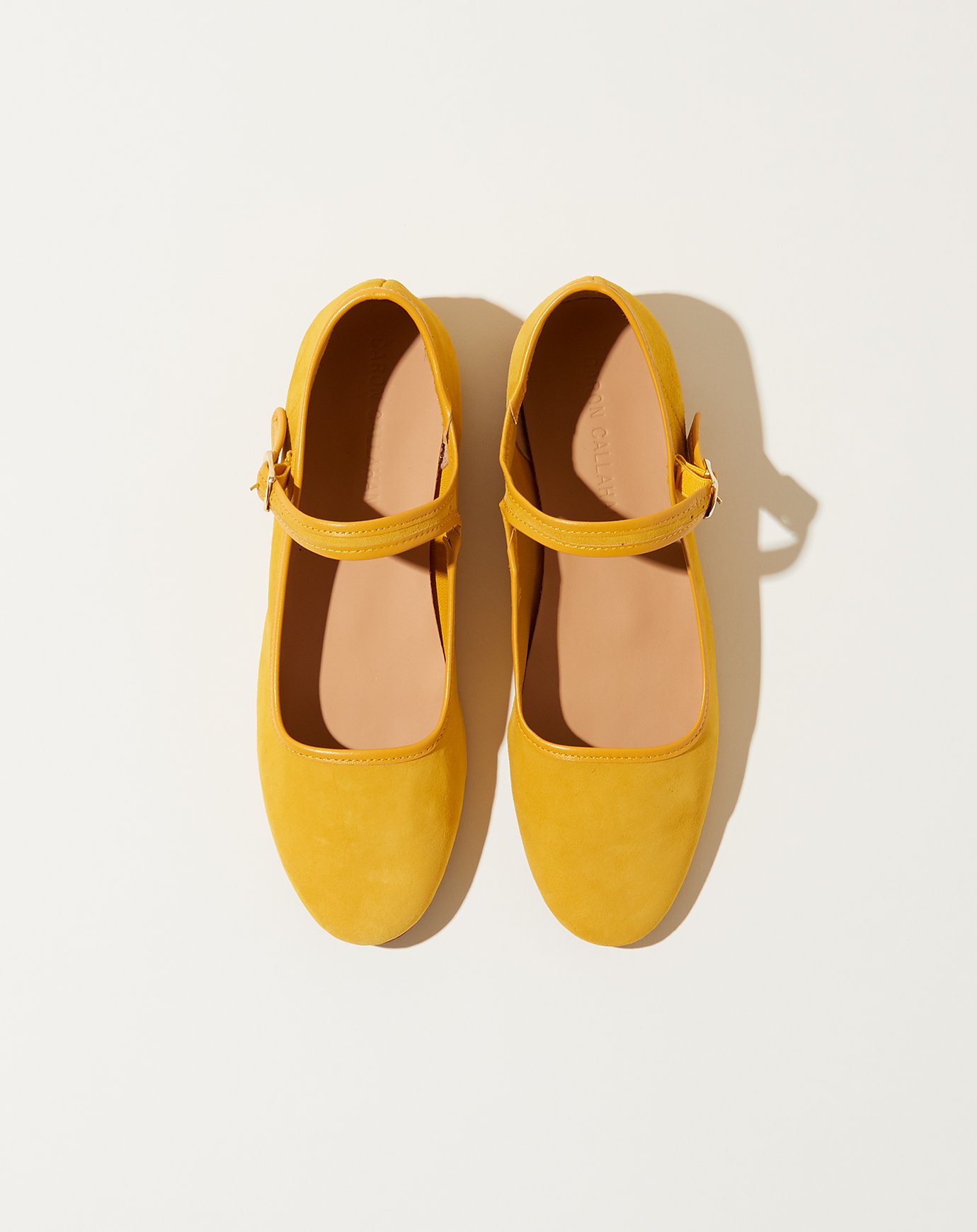 Caron Callahan Ellie Mary Jane - Marigold Suede | Garmentory