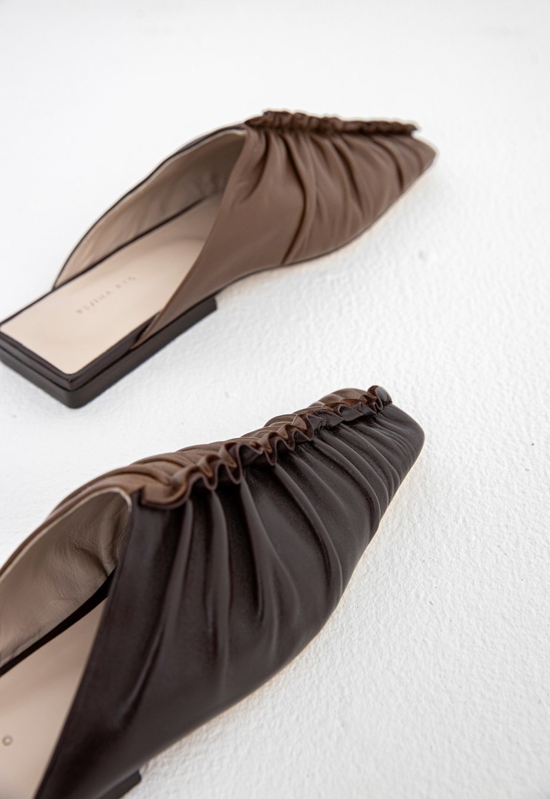 Rejina Pyo George Mule - Brown Two Tone | Garmentory