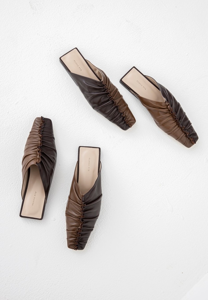 Rejina Pyo George Mule - Brown Two Tone | Garmentory