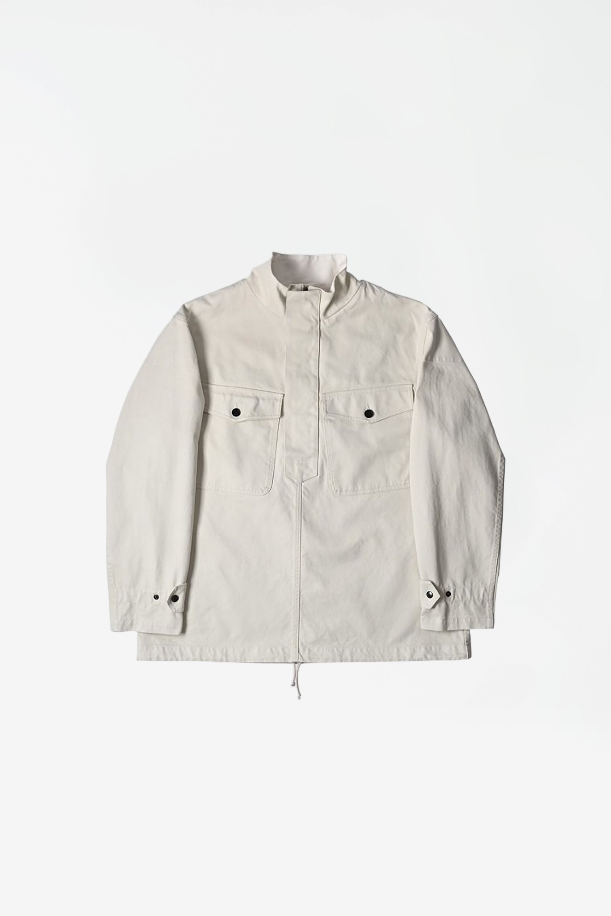 Parachute smock heavy cotton drill jacket - off white | Garmentory