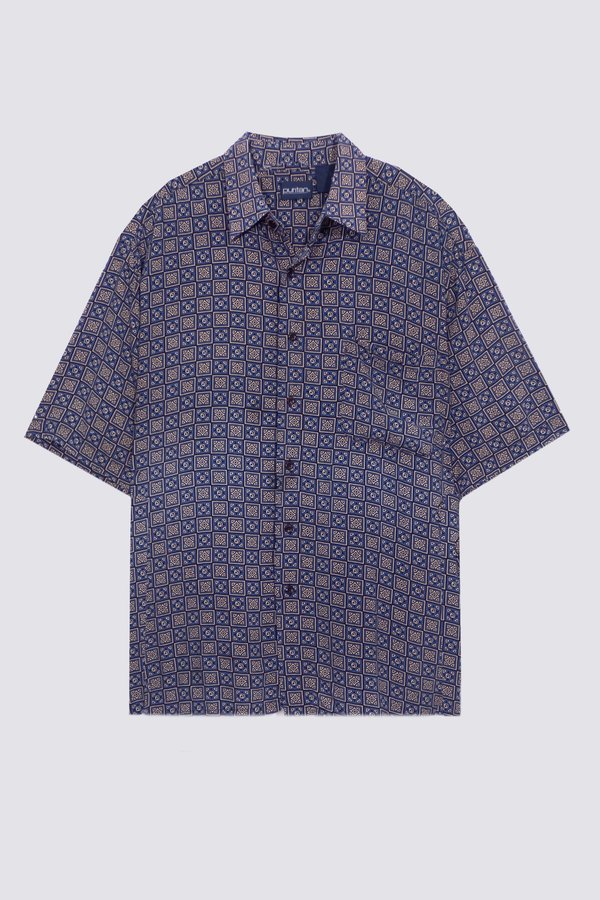 Vintage Geo Grid Shirt | Garmentory