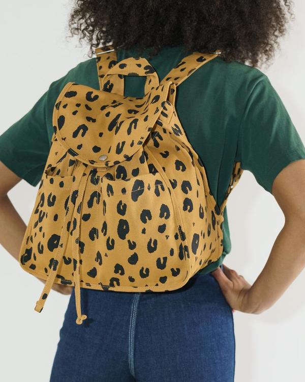 BAGGU Drawstring Backpack - Leopard | Garmentory