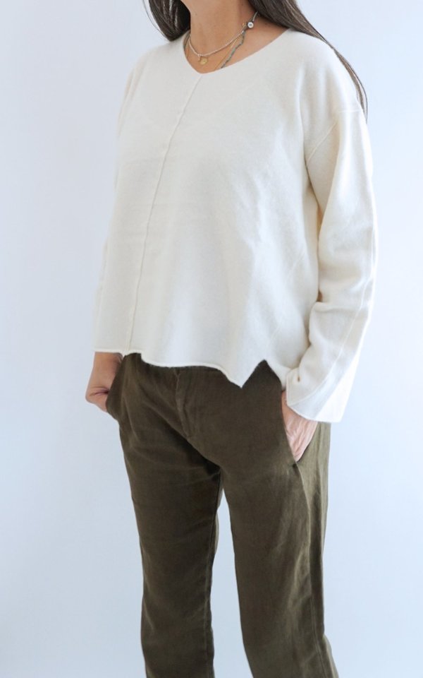MJ WATSON V Neck - Natural | Garmentory