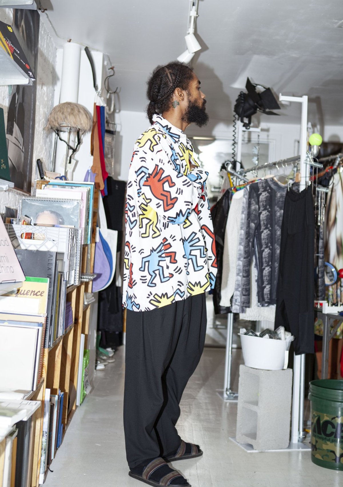 tudes Studio ILLUSION KEITH HARING - WHITE | Garmentory