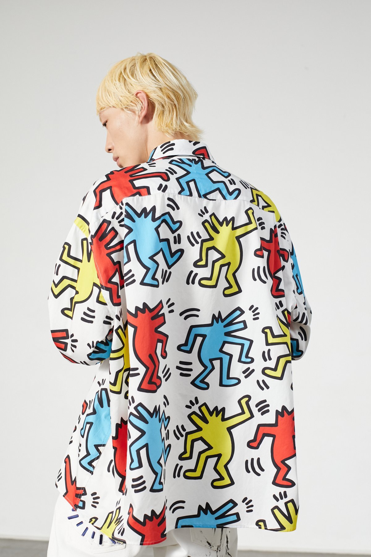 tudes Studio ILLUSION KEITH HARING - WHITE | Garmentory