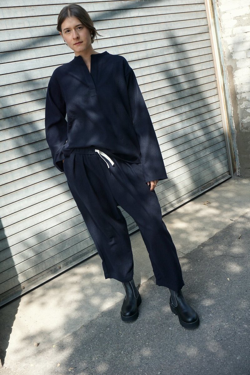 SOFIE D'HOORE WOOL GAUZE PANT | Garmentory