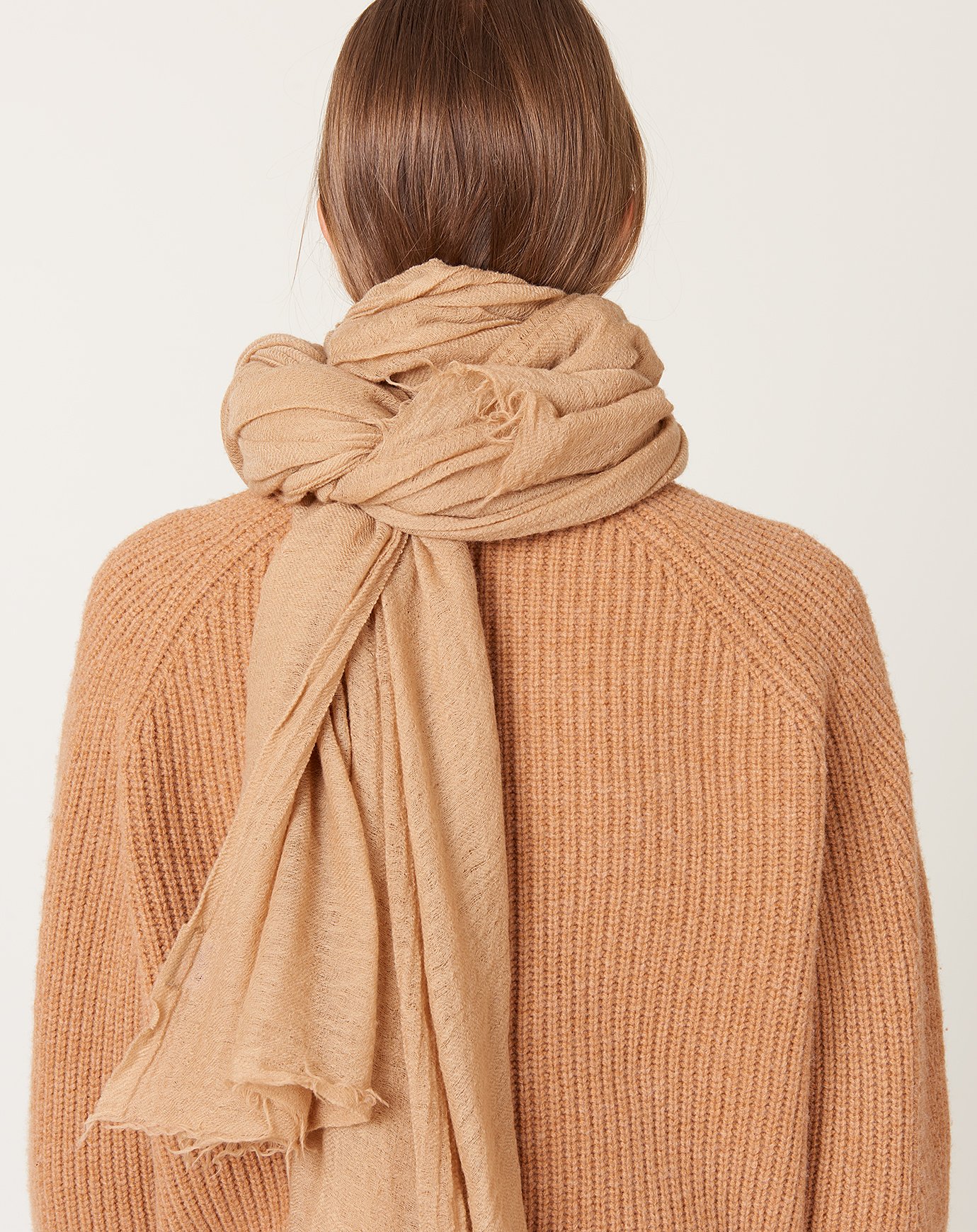 Destin Iris Scarf - Camel | Garmentory
