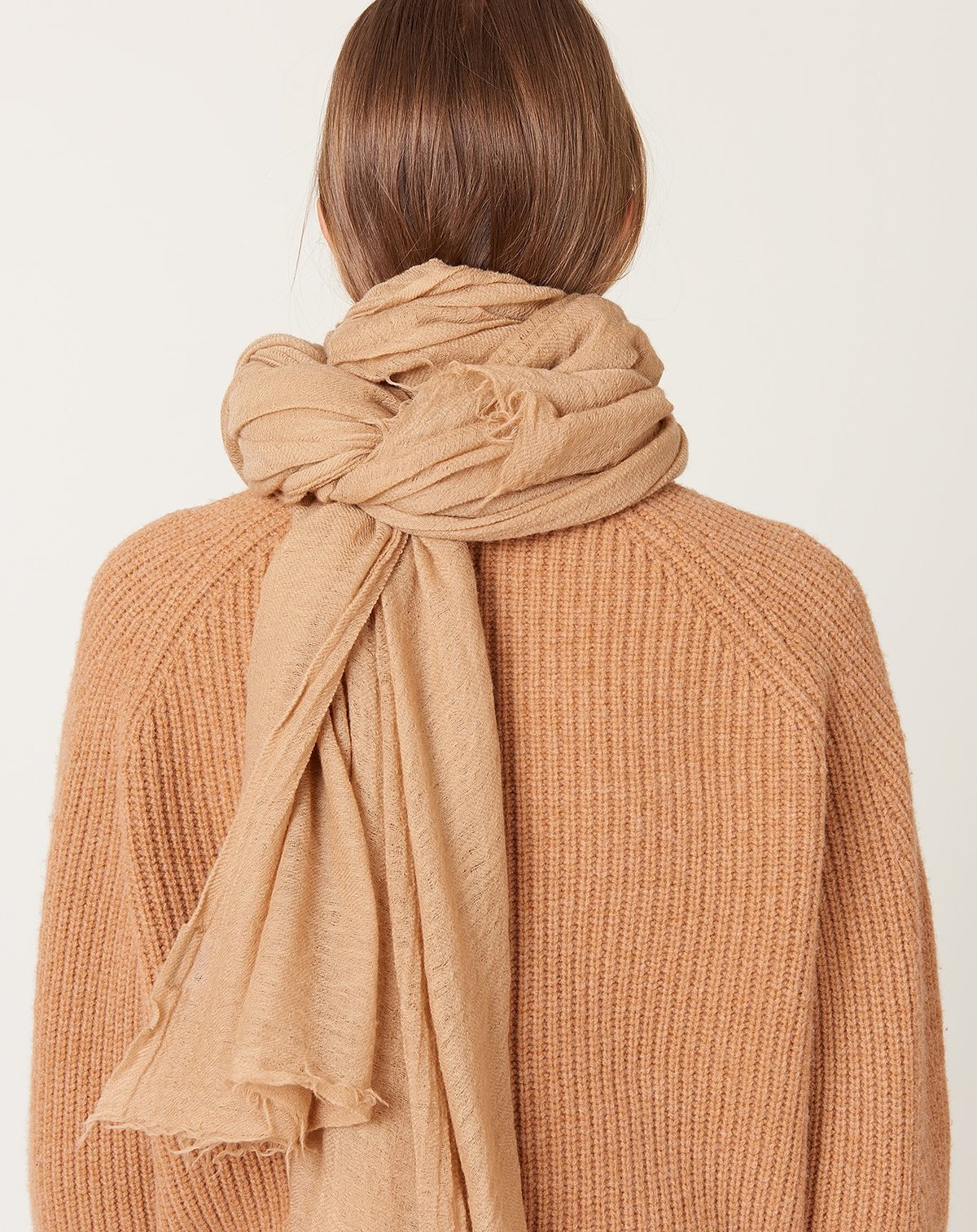 Destin Iris Scarf - Camel | Garmentory