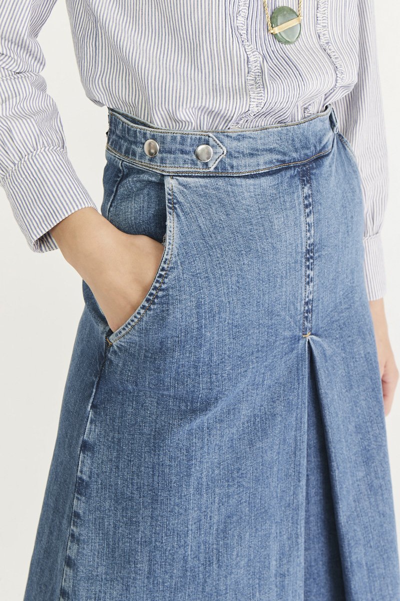 Vanessa Bruno Pégase Culotte - Indigo | Garmentory
