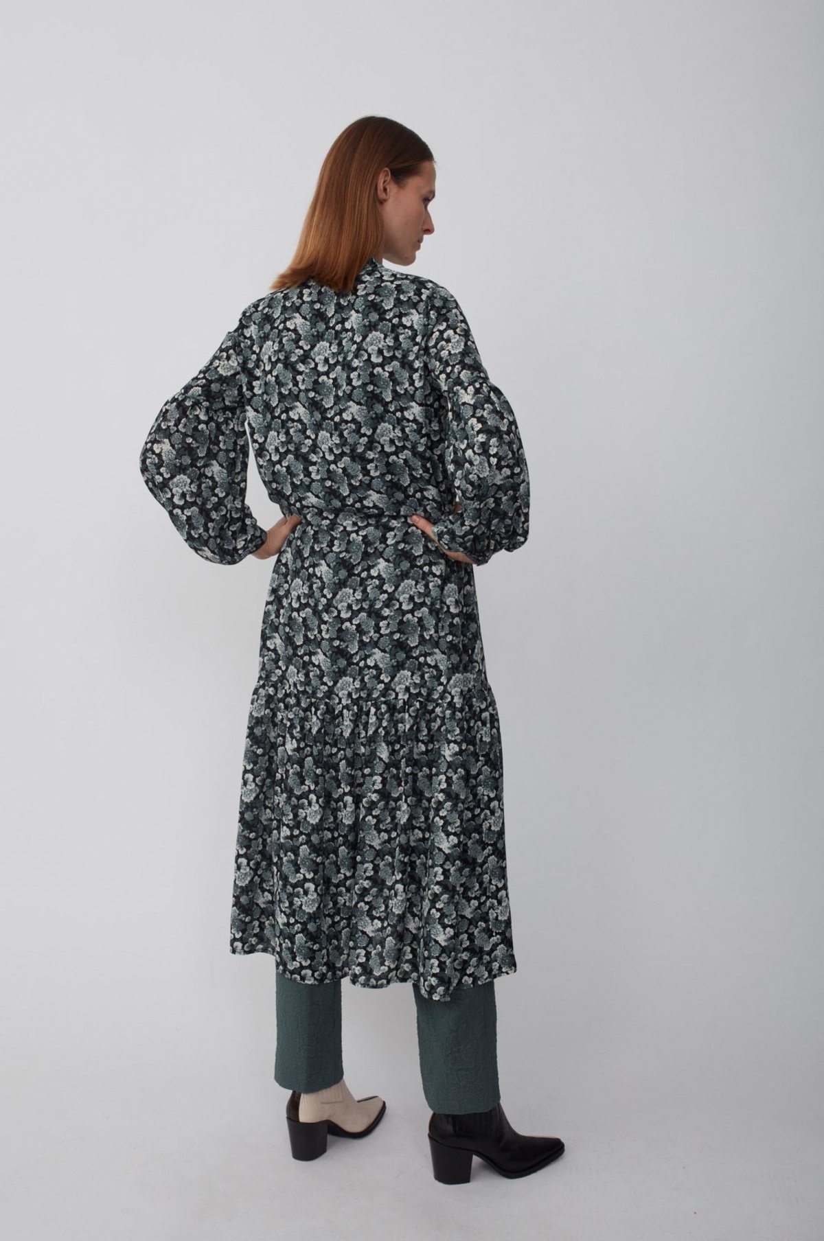 Just Female Effie Maxi Dress - Blue Flower | Garmentory