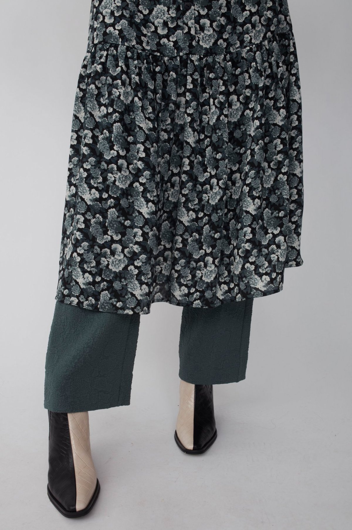 Just Female Effie Maxi Dress - Blue Flower | Garmentory