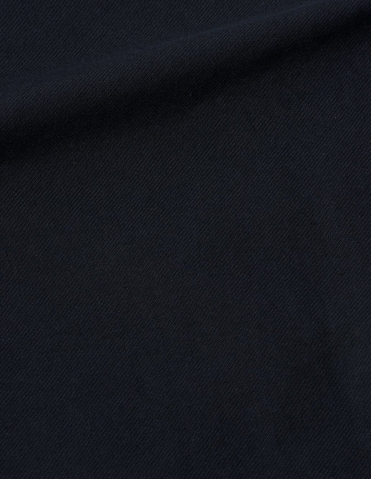 Margaret Howell Offset placket shirt workwear cotton twill - ink ...