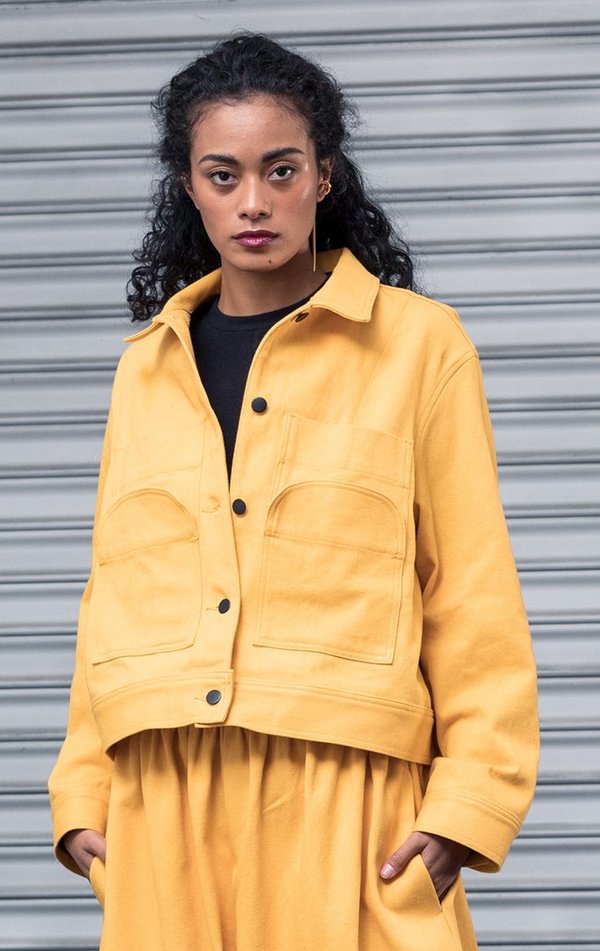 Toit Volant Maya Denim Jacket - Sunset | Garmentory