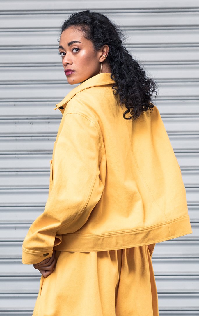 Toit Volant Maya Denim Jacket - Sunset | Garmentory