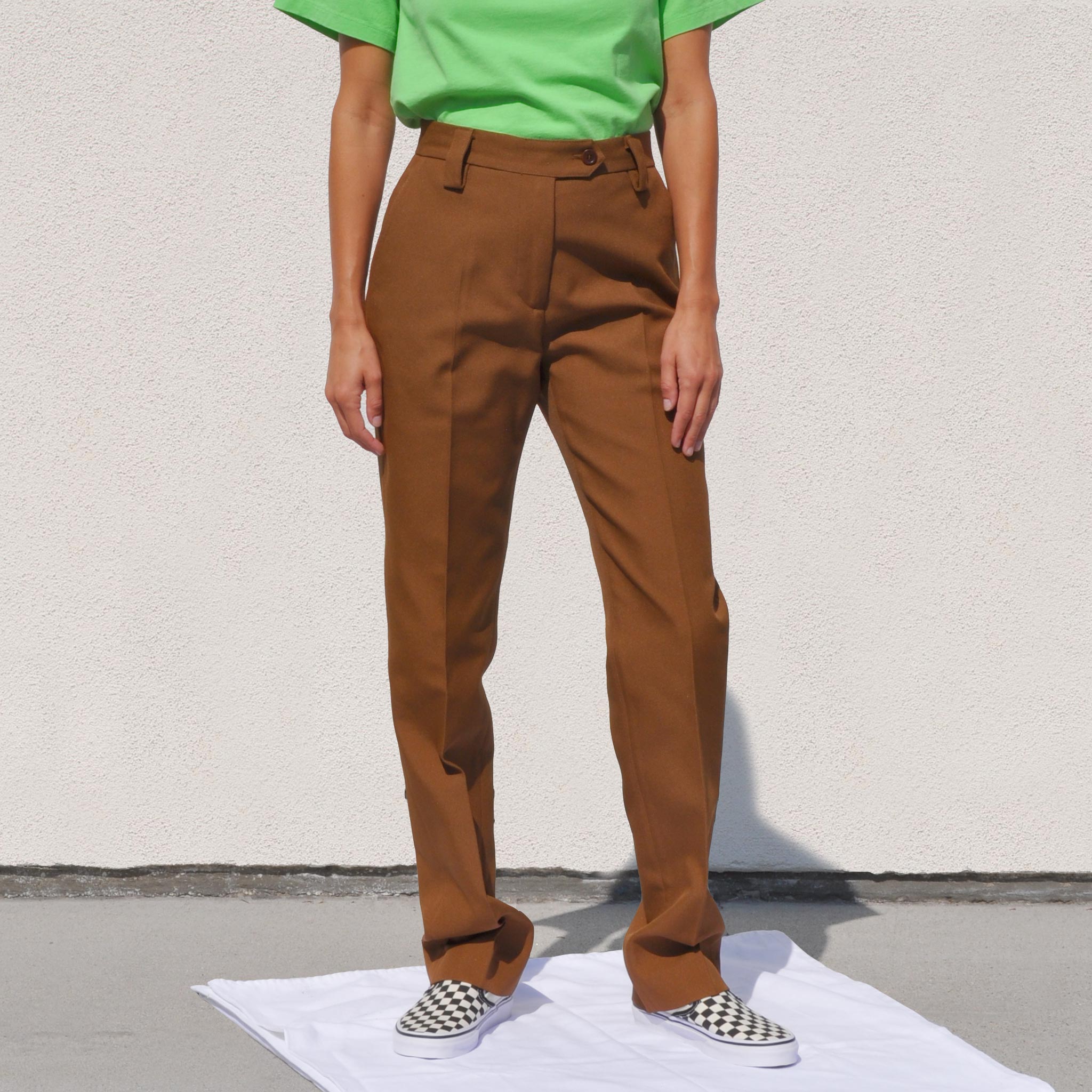 Wales Bonner Dub Tailor Trousers - Tobacco | Garmentory