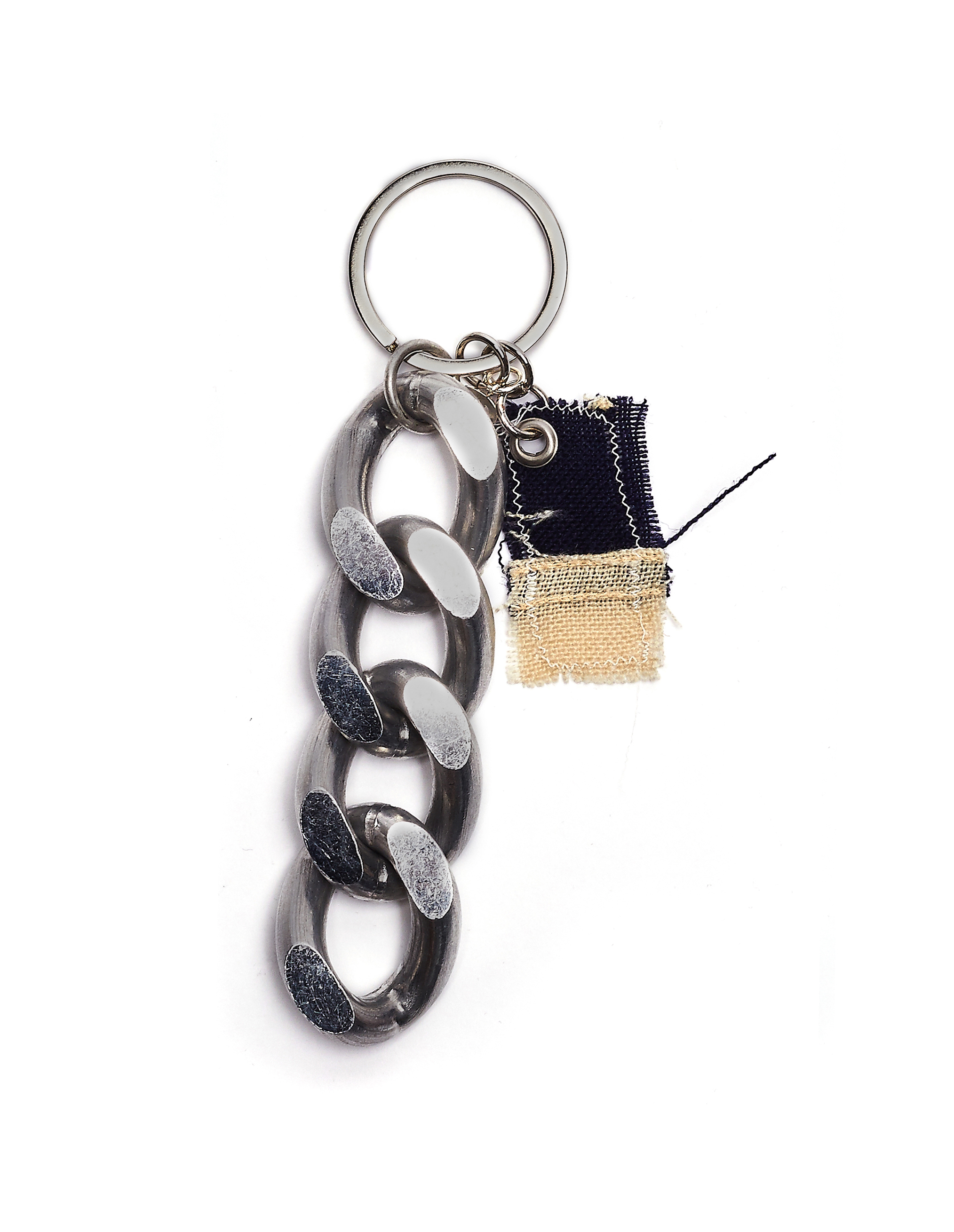 Raf Simons Silver Flag Keychain | Garmentory