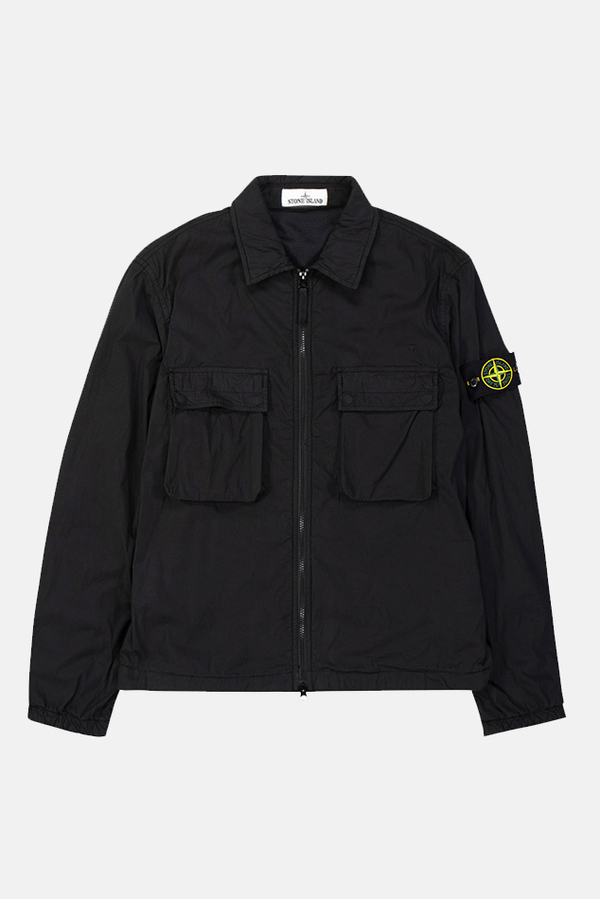 Stone Island Nylon Overshirt - Black | Garmentory