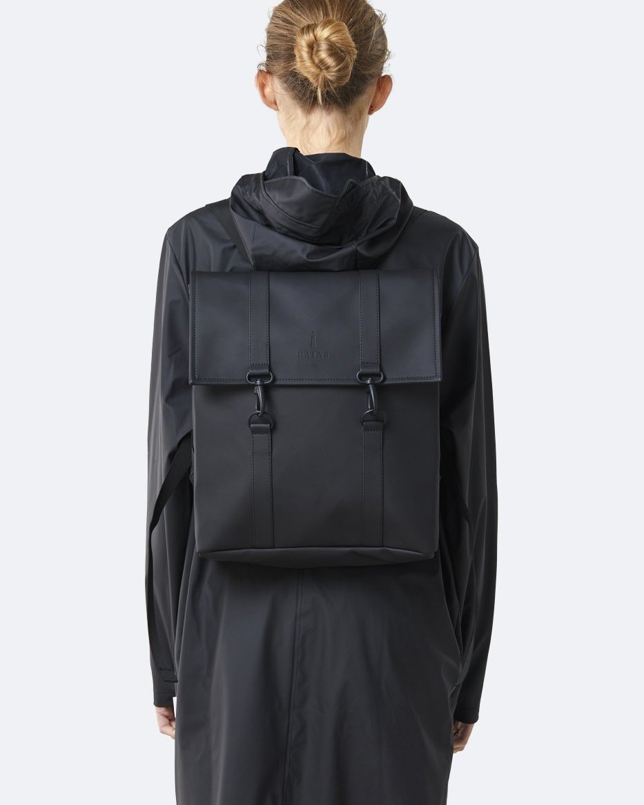 Rains Mochila MSN Bag Mini - Black | Garmentory