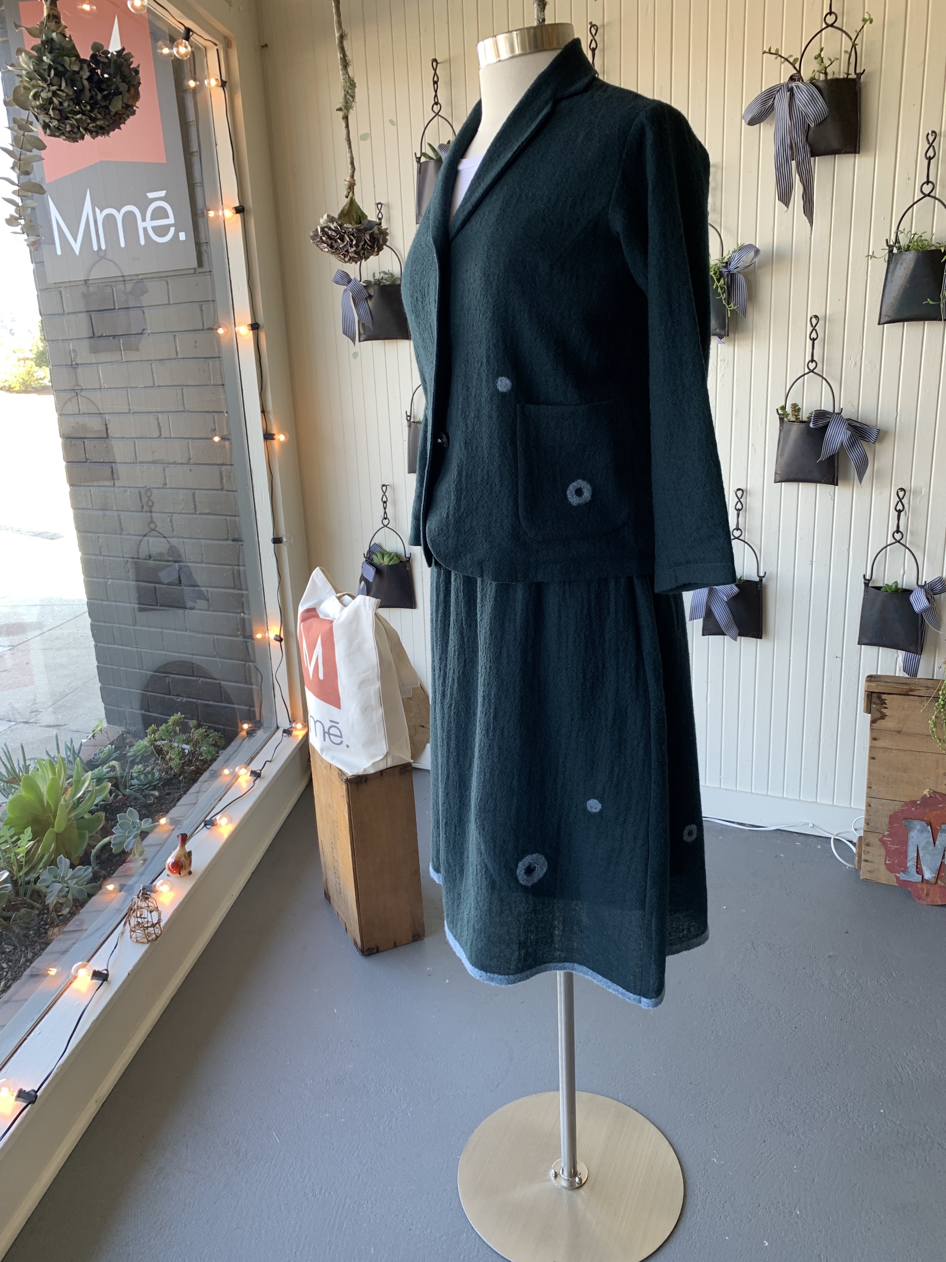 Yoshi Kondo Wool Jacket - Teal Green | Garmentory