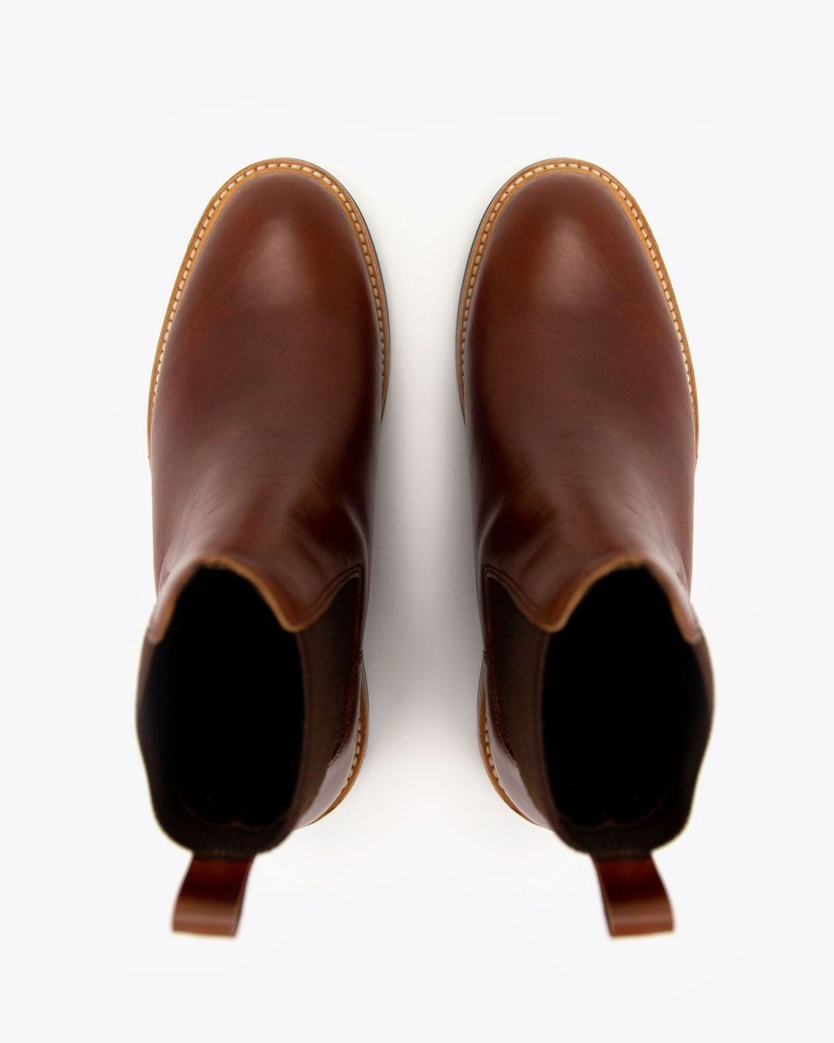 Nisolo Carmen Chelsea Boot - Brandy | Garmentory