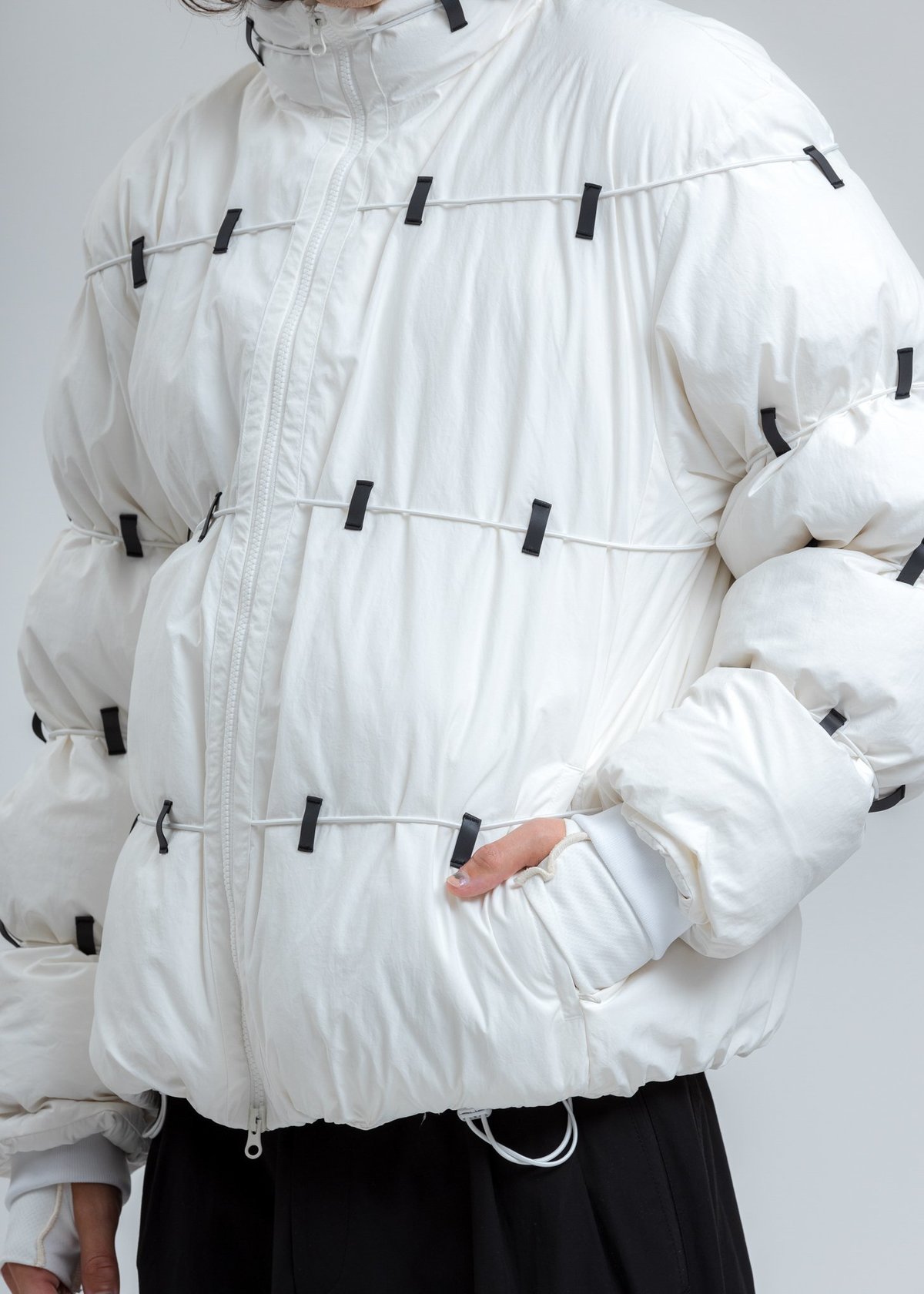 POST ARCHIVE FACTION (PAF) 1.2 Down Center Jacket - White | Garmentory