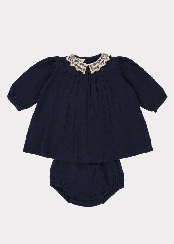 Caramel Mallard Baby Tunic Set - Dark Navy | Garmentory
