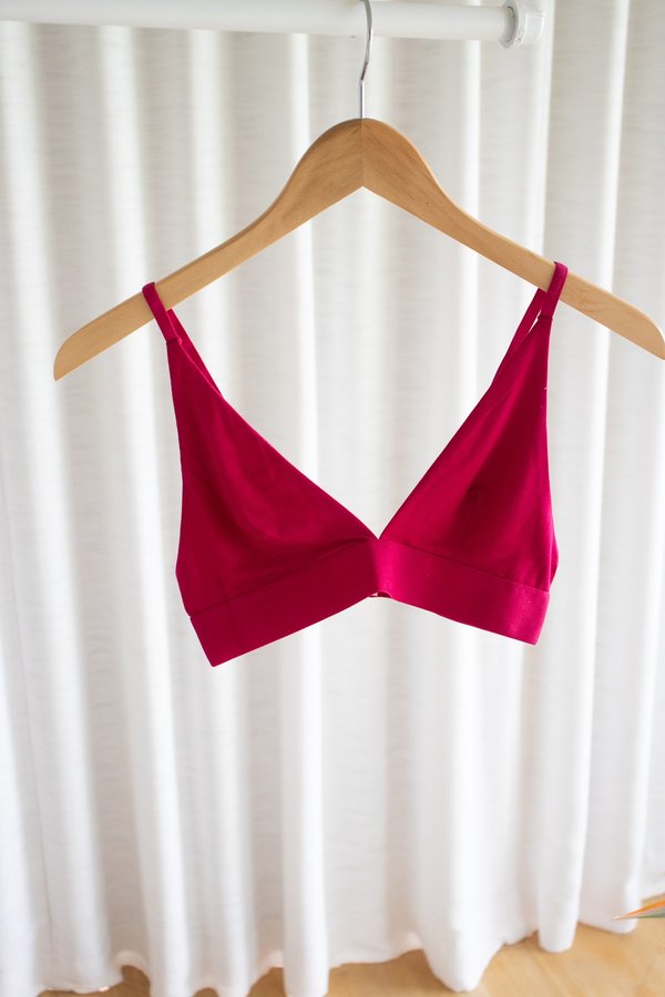 Baserange Red Triangle Bra | Garmentory