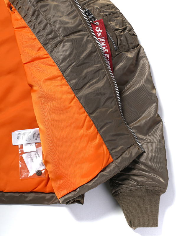 ALPHA INDUSTRIES B-15 STRAIGHT HEM MOD FLIGHT JACKET - Coyote Brown ...