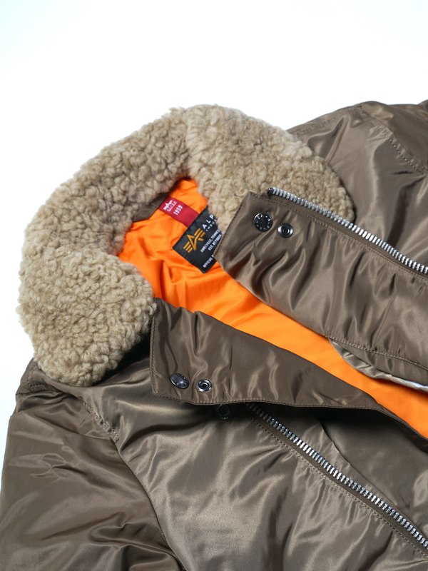 ALPHA INDUSTRIES B-15 STRAIGHT HEM MOD FLIGHT JACKET - Coyote Brown ...