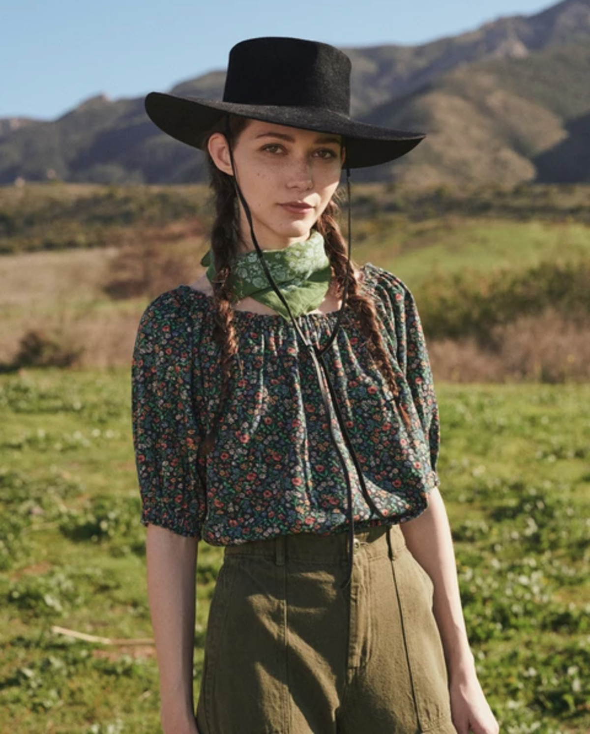 The Great. The Garland Top - Garden Floral | Garmentory