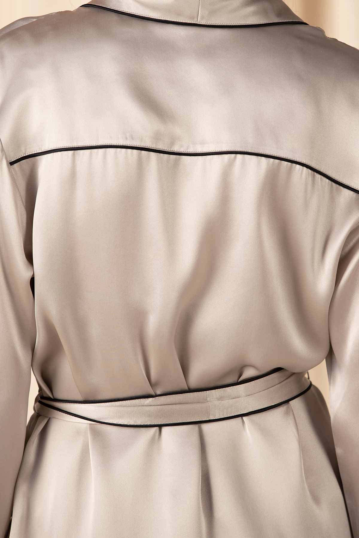 NK IMODE Mischa Classic Smoking Robe | Garmentory