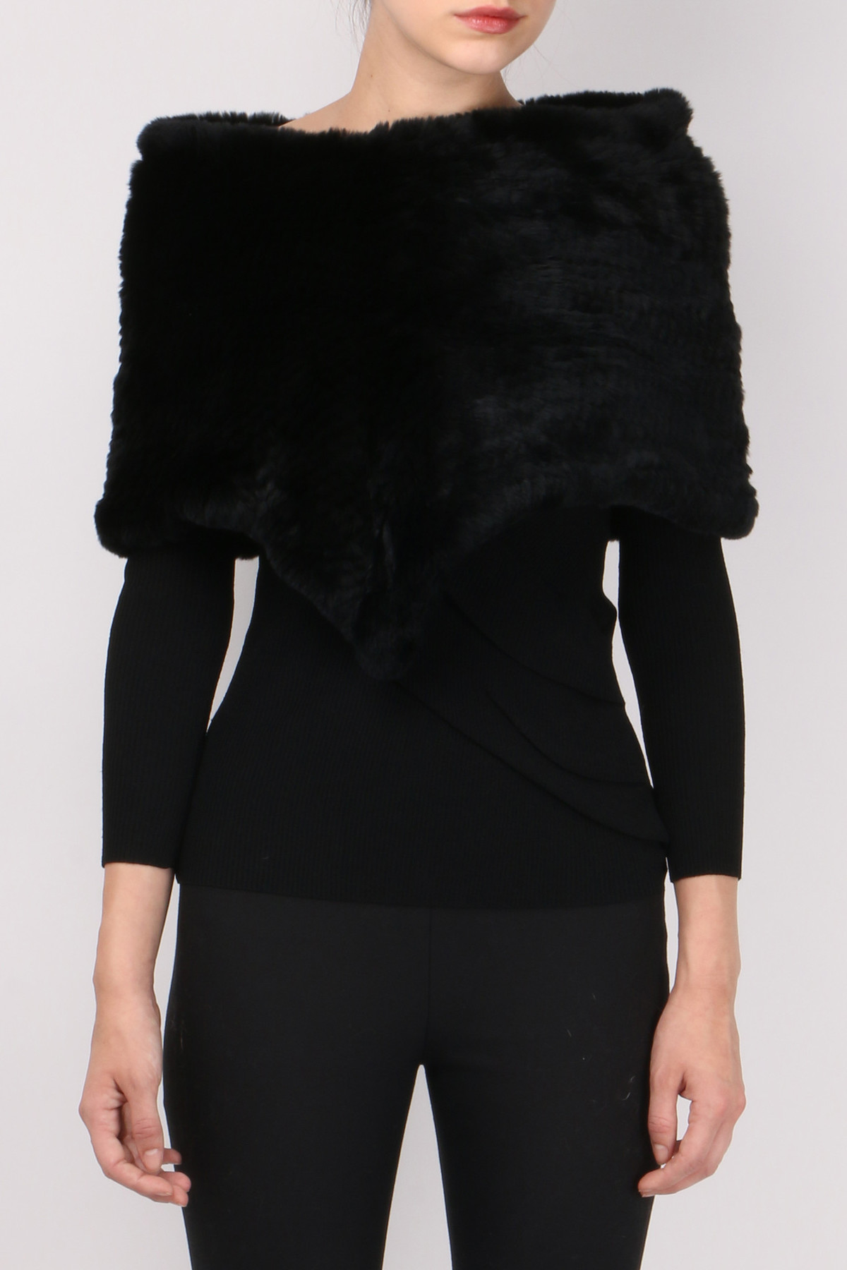 Jocelyn Fur Shoulder Scarf | Garmentory