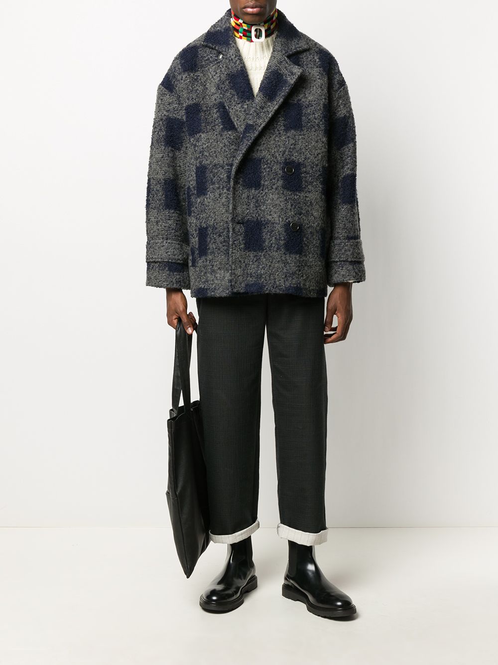 Henrik Vibskov Plumber Jacket - Blueberry Shake | Garmentory