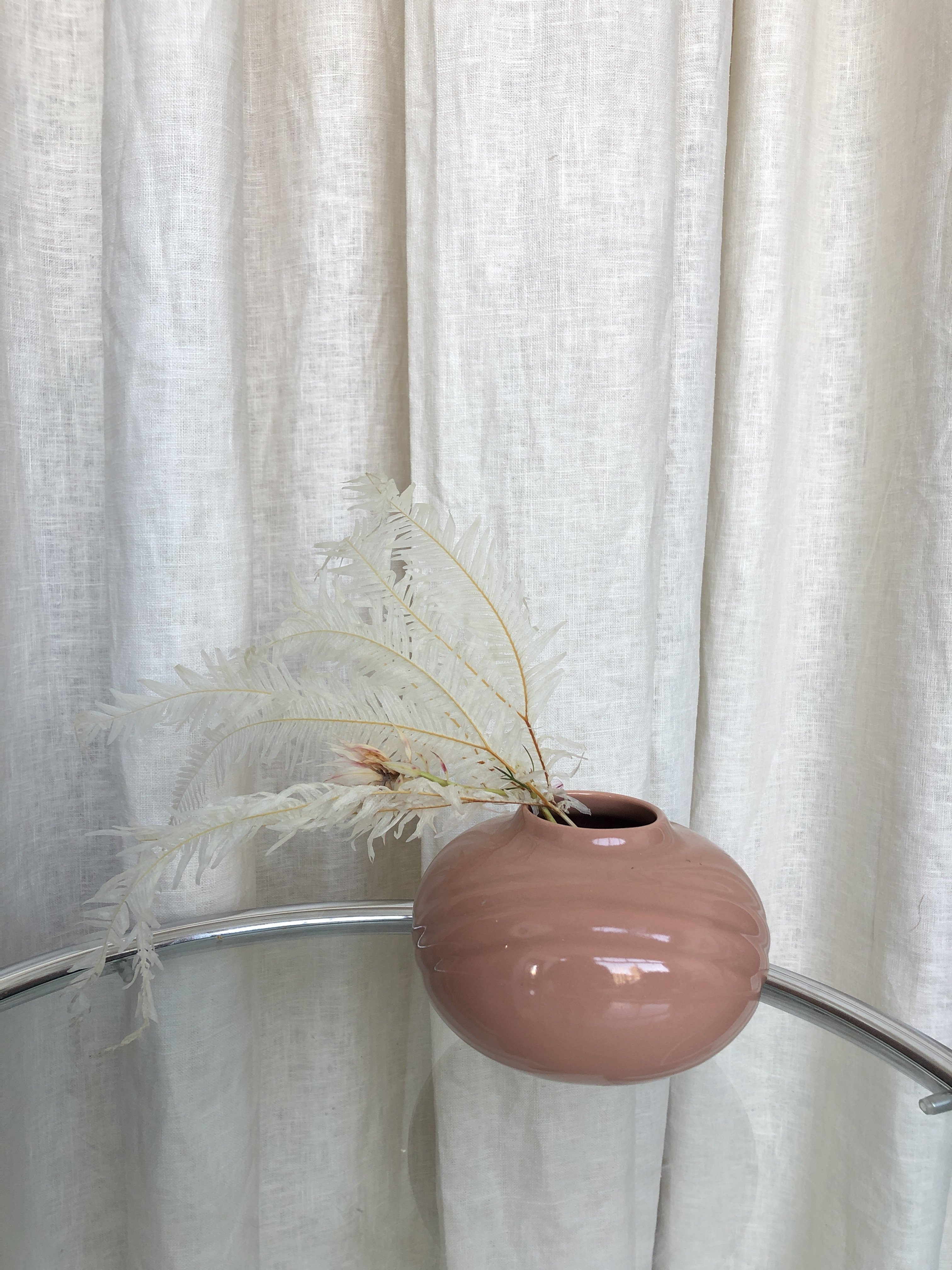VINTAGE WATERFALL VASE SET - BLUSH | Garmentory