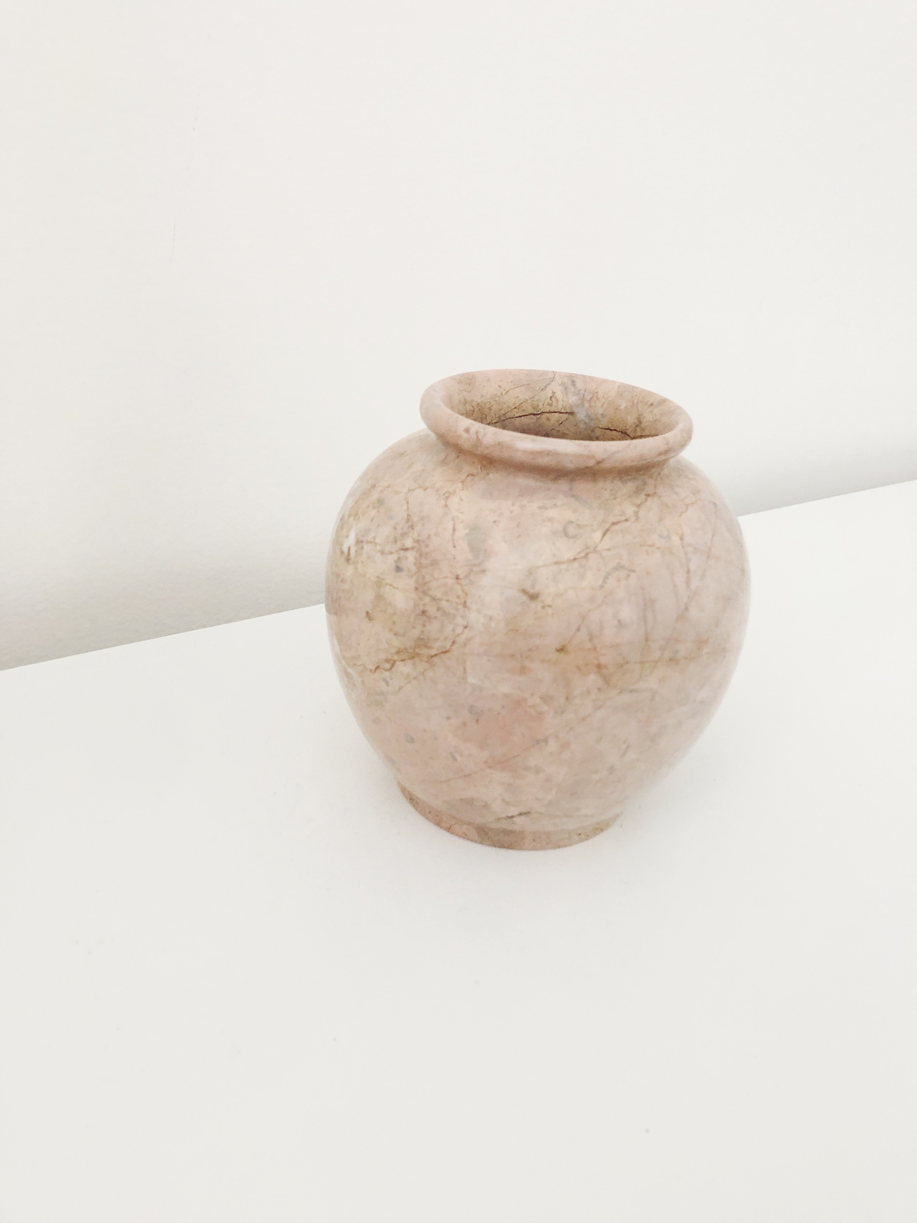 Vintage Marble Vase - Pink | Garmentory