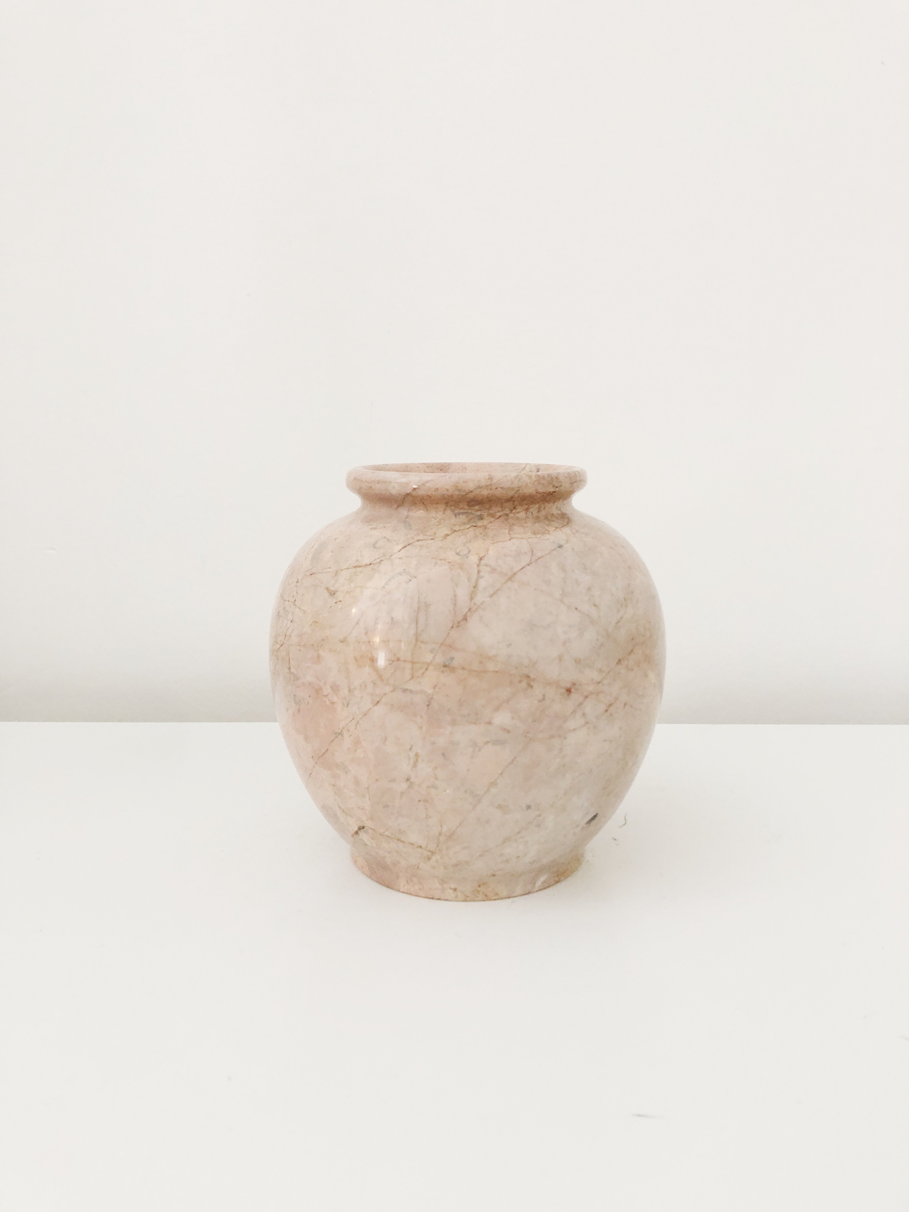 Vintage Marble Vase - Pink | Garmentory