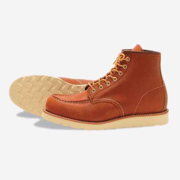 Red Wing Shoes Classic Moc 6-Inch Leather Boots - Oro Legacy | Garmentory
