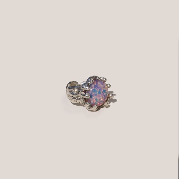 Mondo Mondo Magician Ring - Sterling Silver/Pink Opal | Garmentory