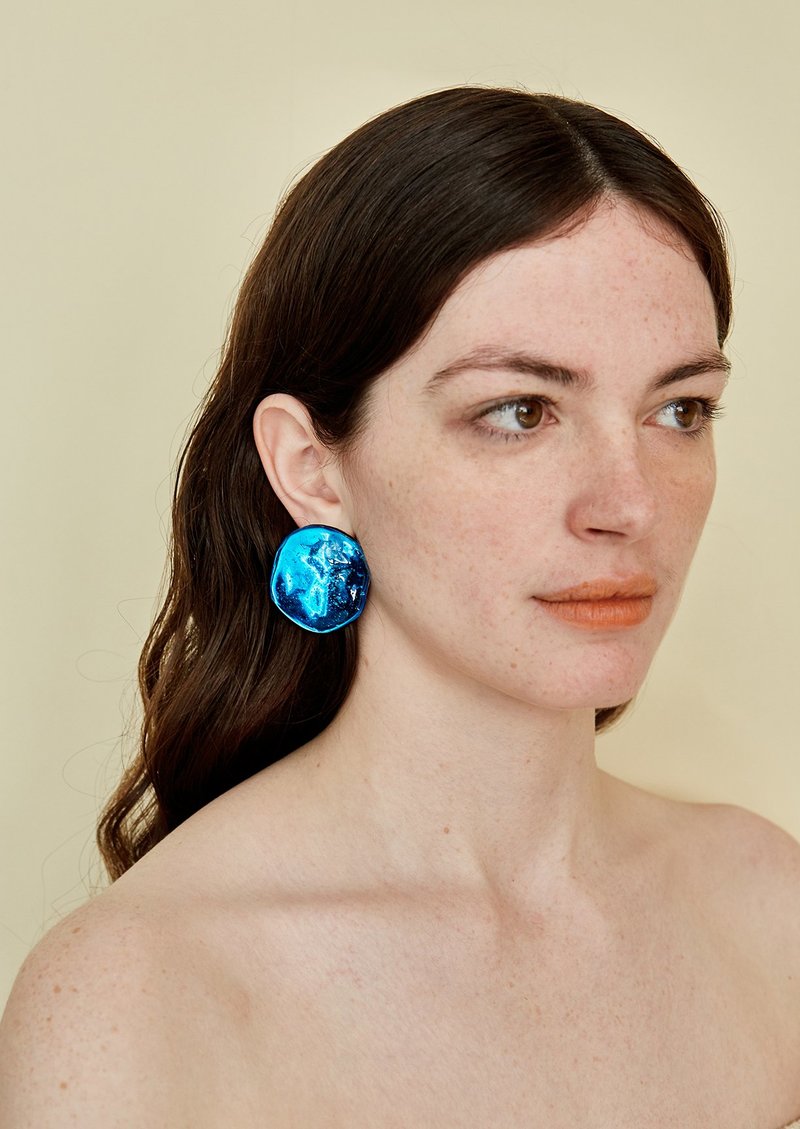 REFLECTION ELECTRIC BLUE EARRINGS | Garmentory