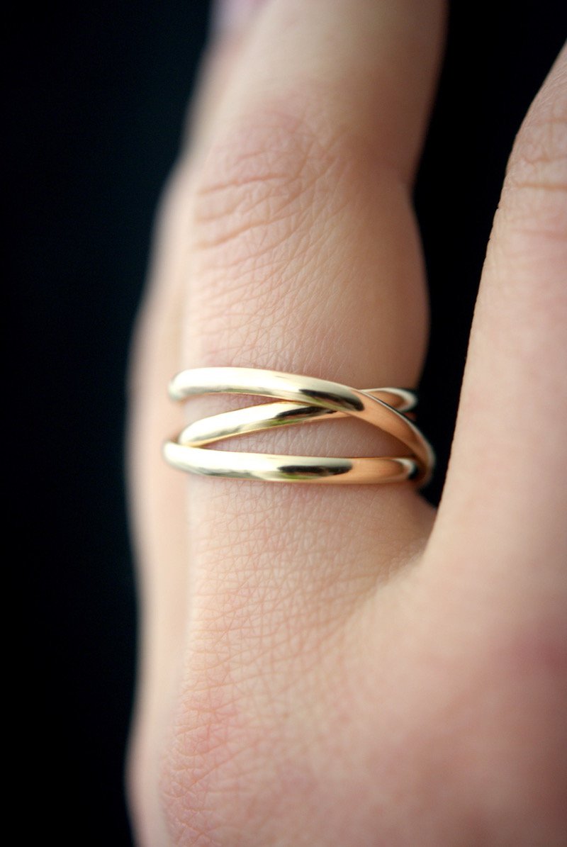 Hannah Naomi Infinity Spiral Ring | Garmentory