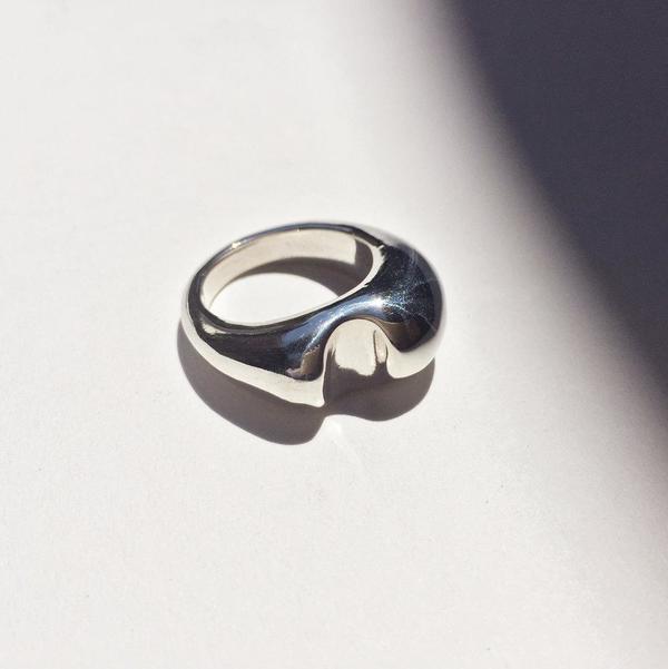 Leigh Miller Jewelry Bite Ring - Sterling Silver | Garmentory