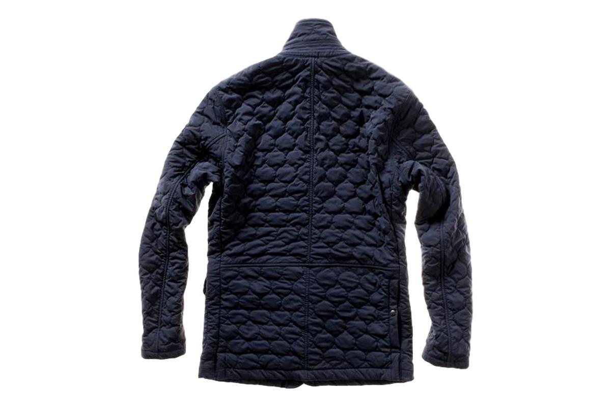 RELWEN Quilted Trap Blazer - Navy | Garmentory