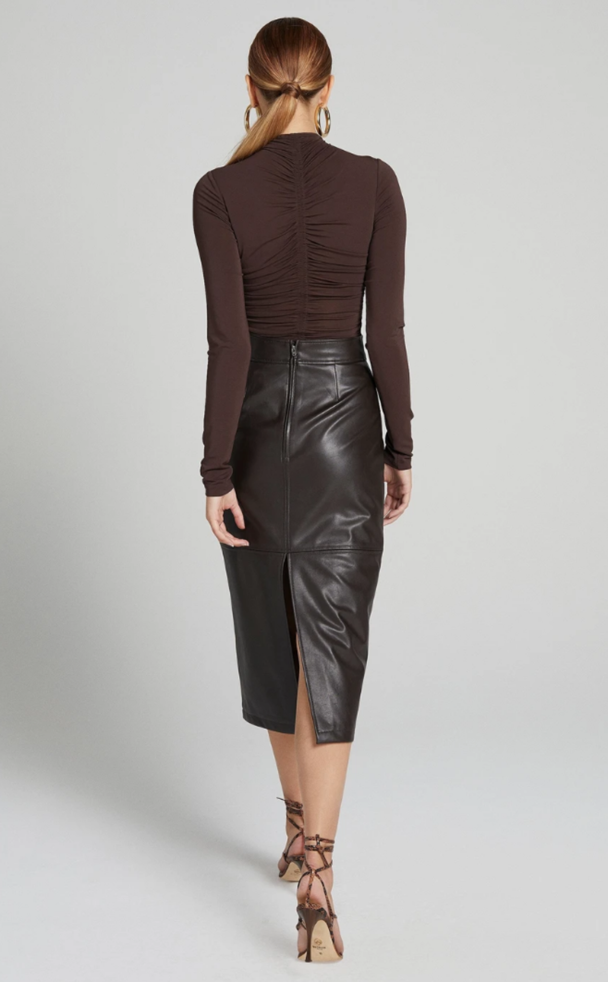 A.L.C. alc ansel top - brown | Garmentory