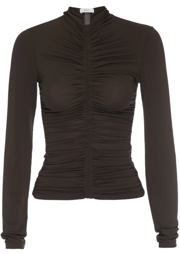 A.L.C. alc ansel top - brown | Garmentory