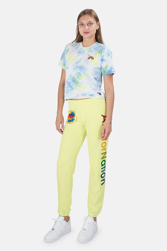 Aviator Nation Sweatpants - Neon Yellow | Garmentory