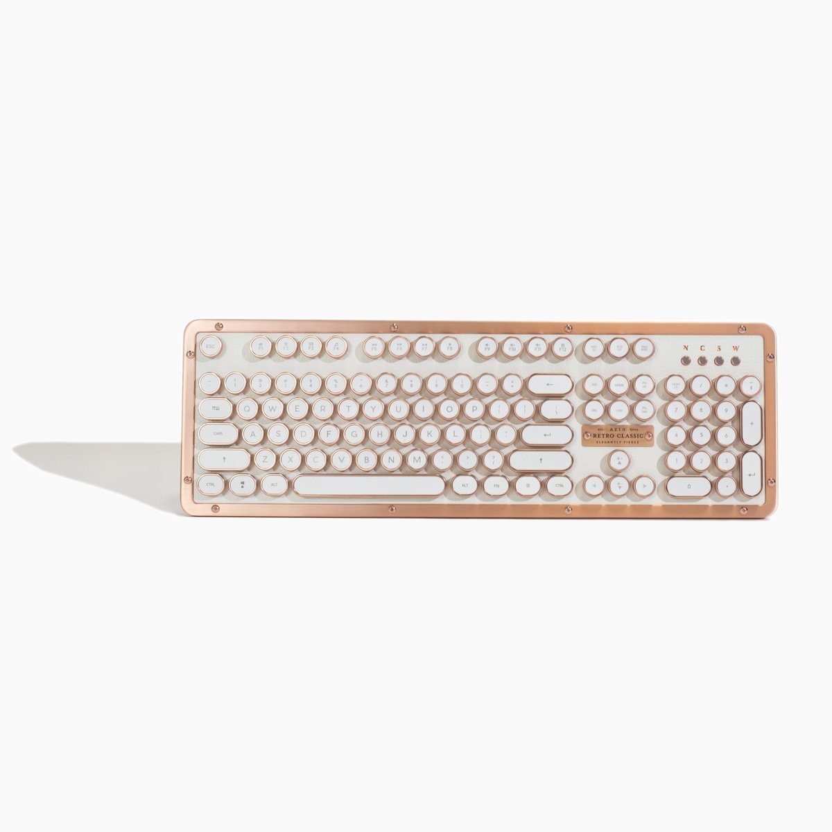 Poketo Azio Retro Classic Keyboard - White | Garmentory