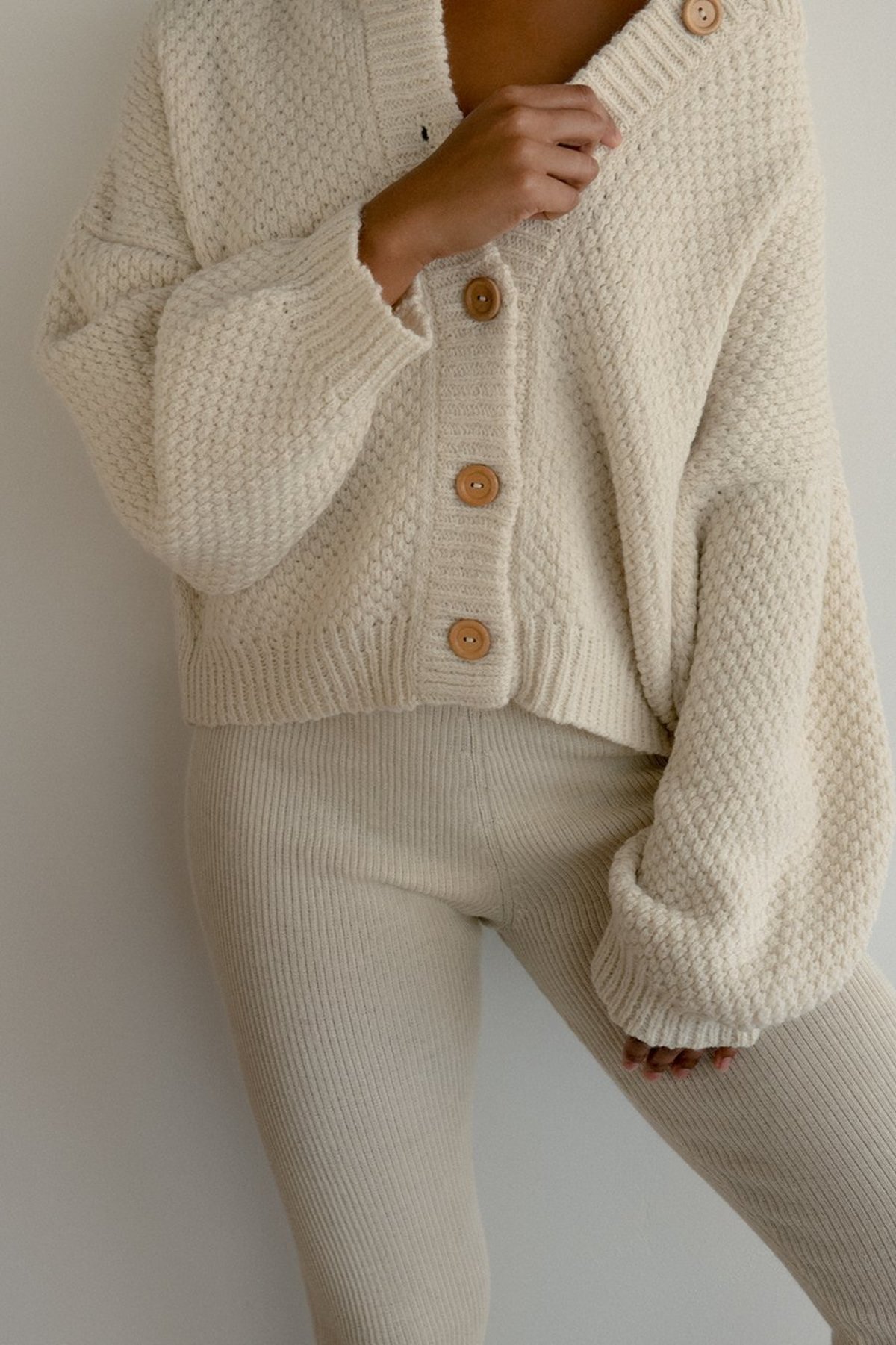 Wol Hide BOX BOMBER - BONE | Garmentory