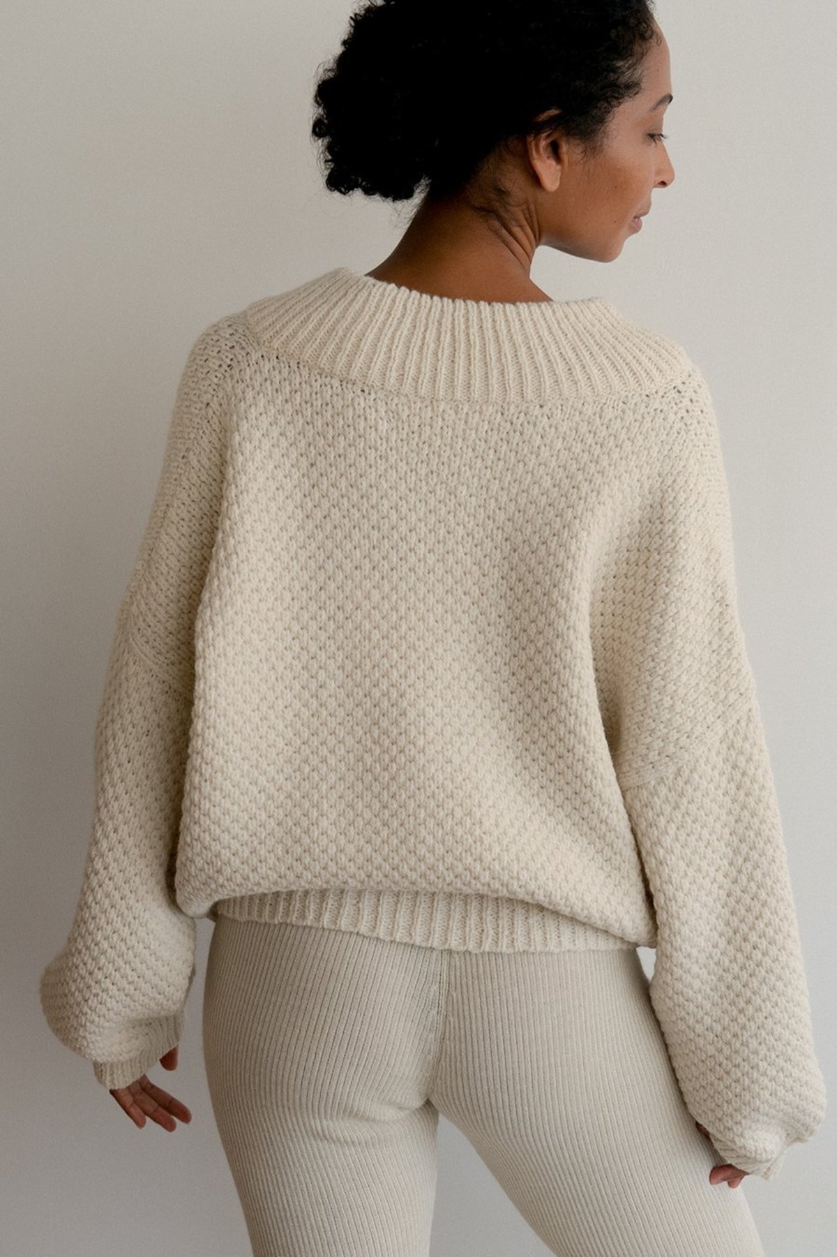 Wol Hide BOX BOMBER - BONE | Garmentory