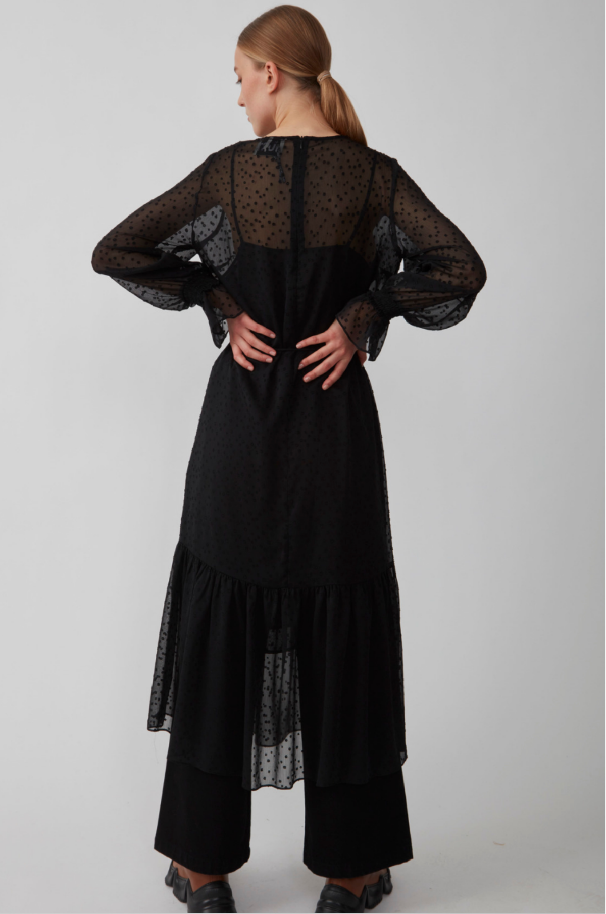 Just Female Lula Maxi Dress - Black | Garmentory